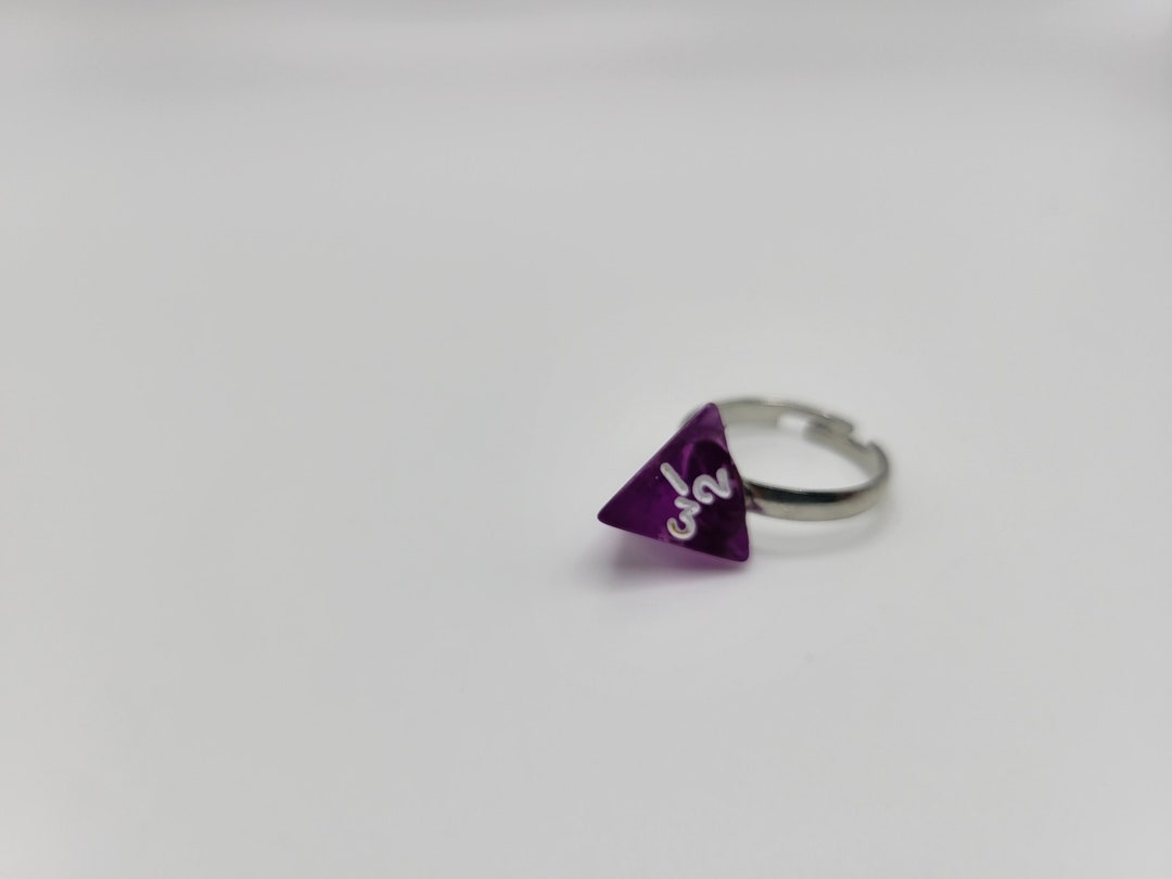 Mini Purple D4 Dice Ring | Adjustable | Dungeons and Dragons | Geek ...