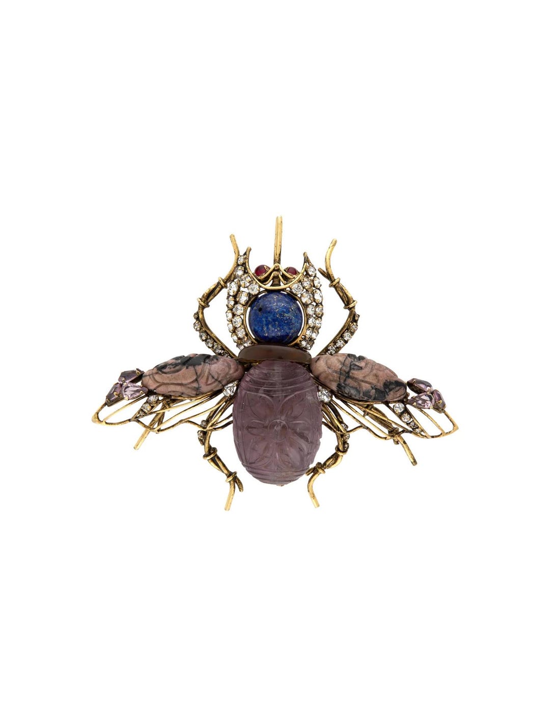 IRADJ MOINI Large Huge Beetle Insect Bug Brooch Pin Vintage Handmade ...