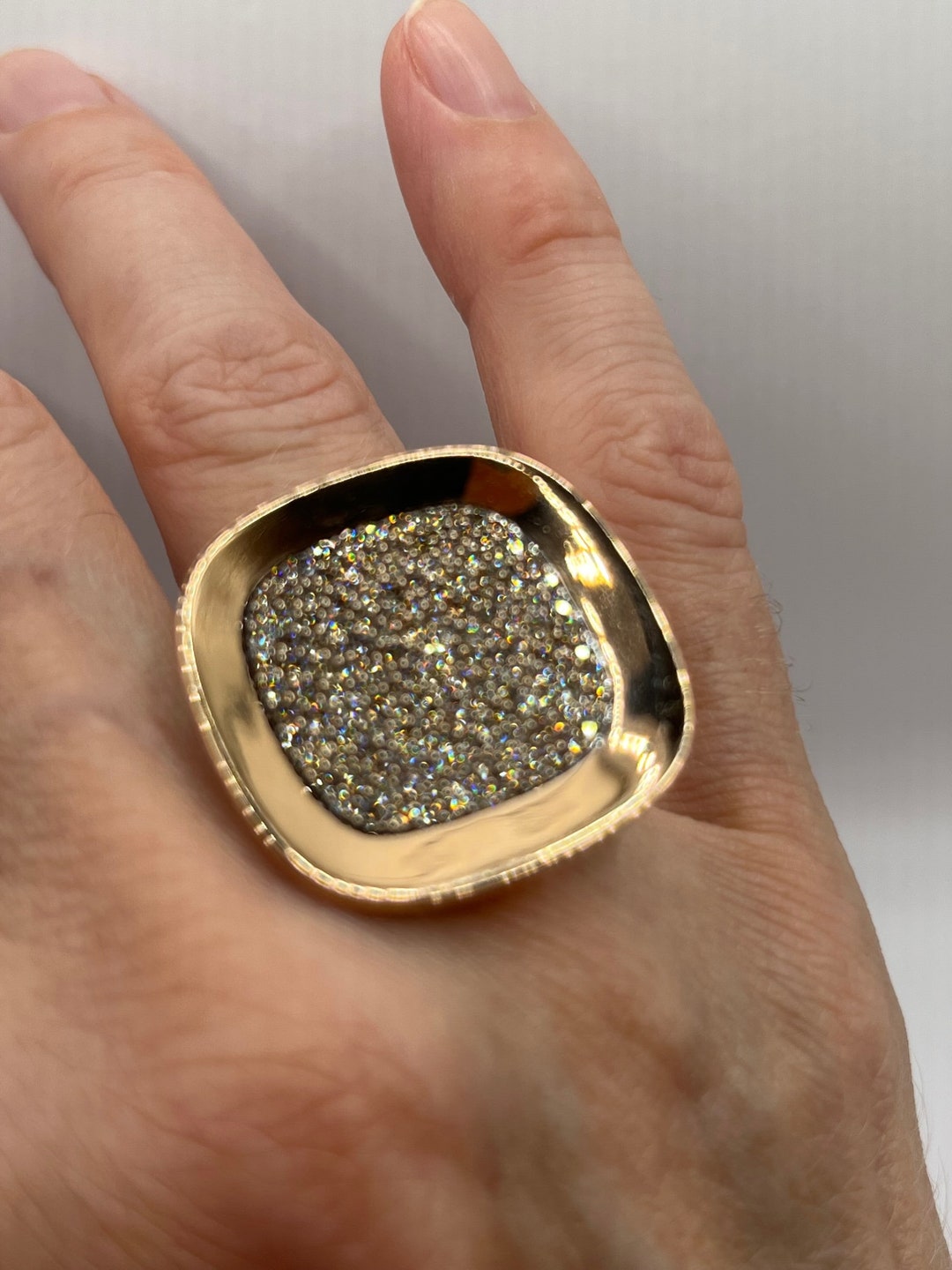 Roberto Coin 18K Rose Pink Gold Carnaby Street Colored Cognac Chocolate ...