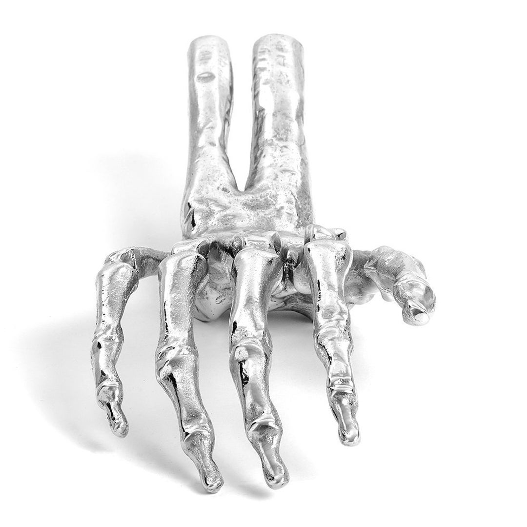 Seletti Skeleton Hand Metal Paperweight Sculpture Figurine Table Top ...