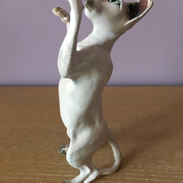 Pottery Cat - Etsy