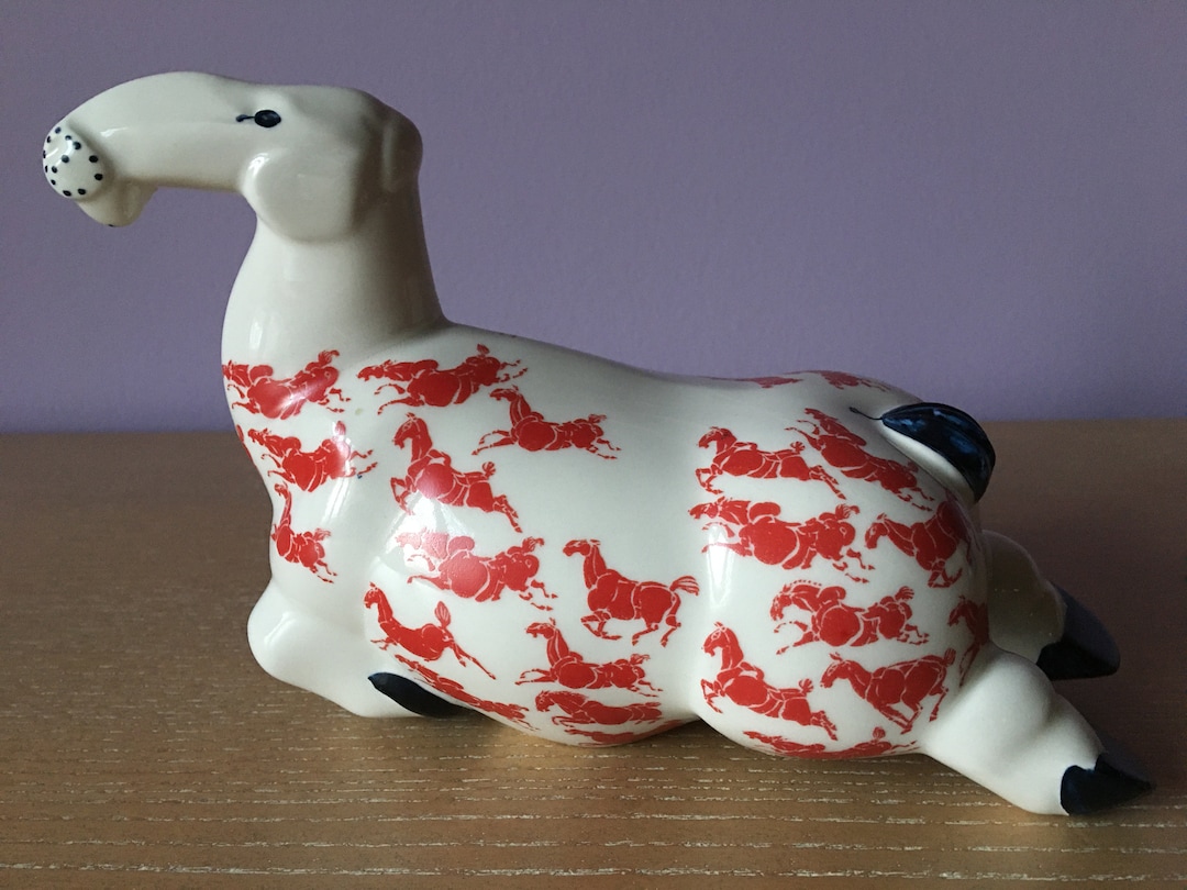 Paul Hoff Gustavsberg Art Pottery Tarzan Heavenly Horse 1970s Ceramic ...