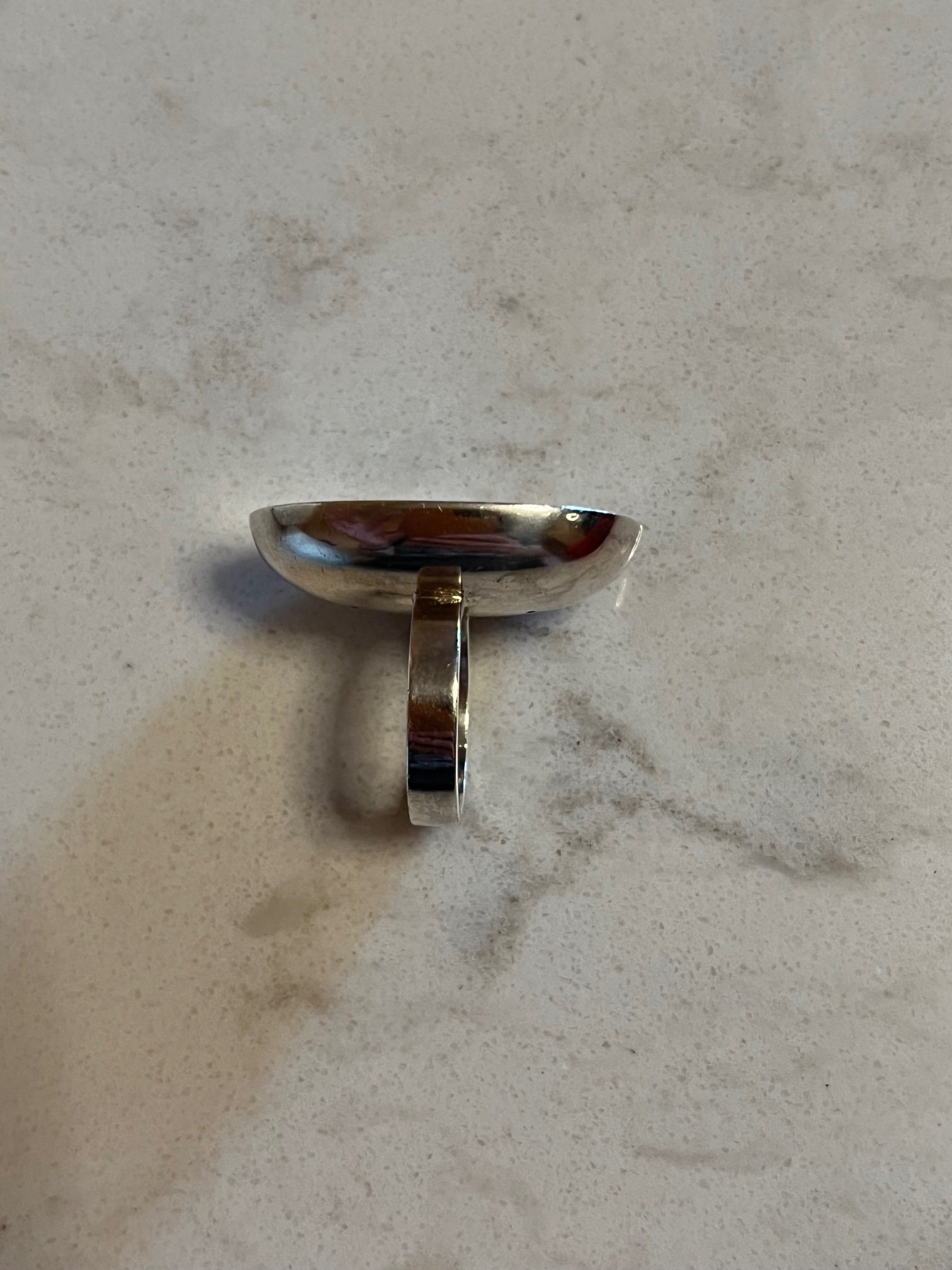 Vintage 1960s Astrid Fog for Georg Jensen Sterling Silver Enamel Ring ...