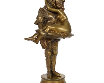 Bronze Knight Sculpture - Etsy