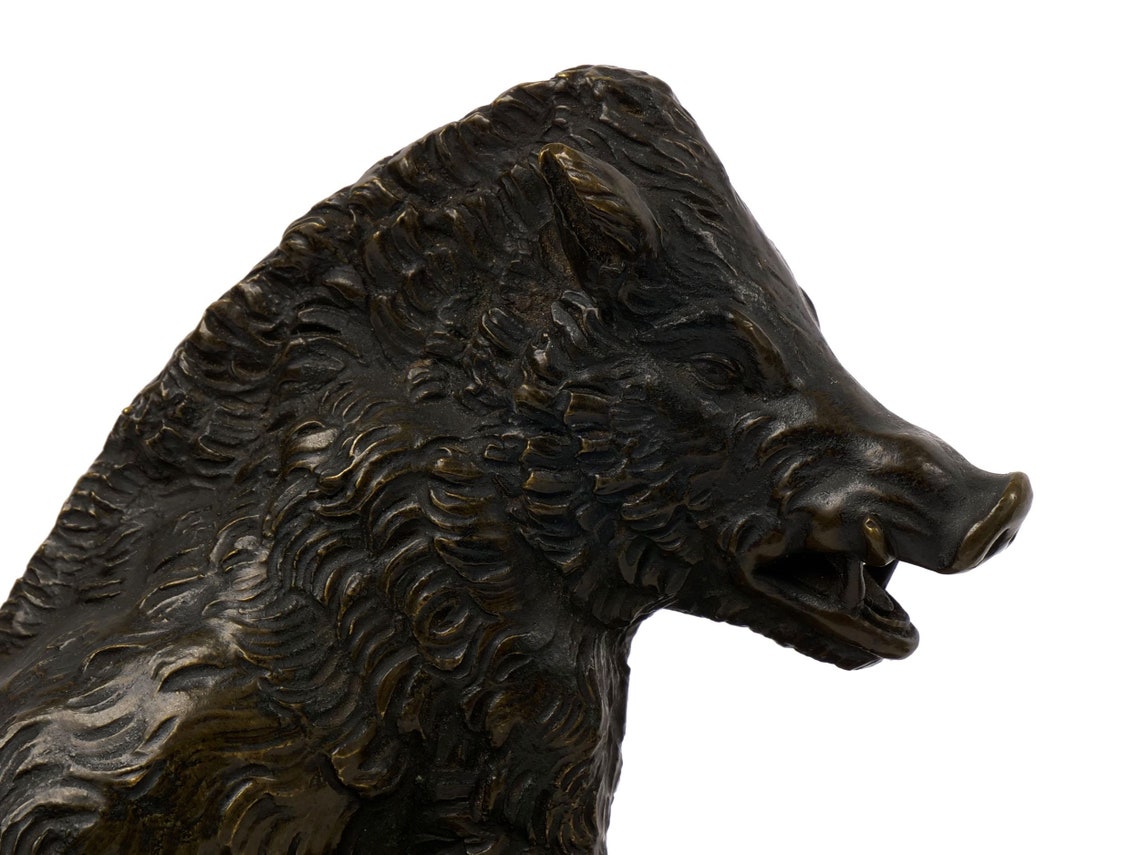 Bronze Sculptures Paperweights Pair of Antique Bronze - Etsy