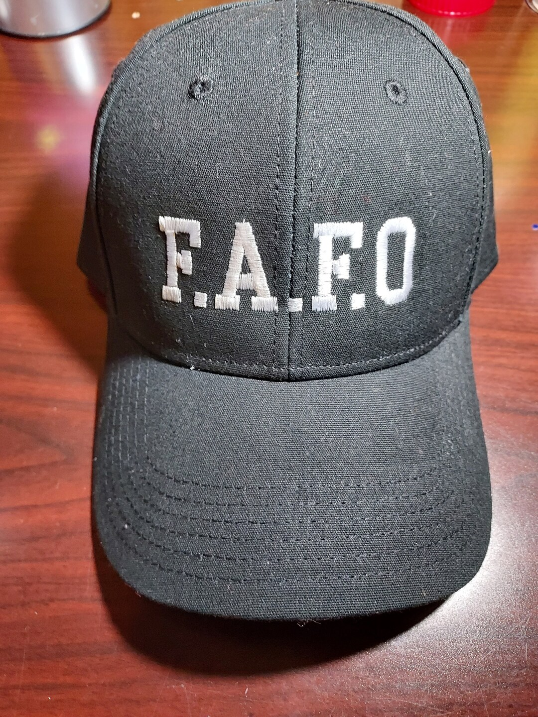 FAFO Black Cap - Etsy