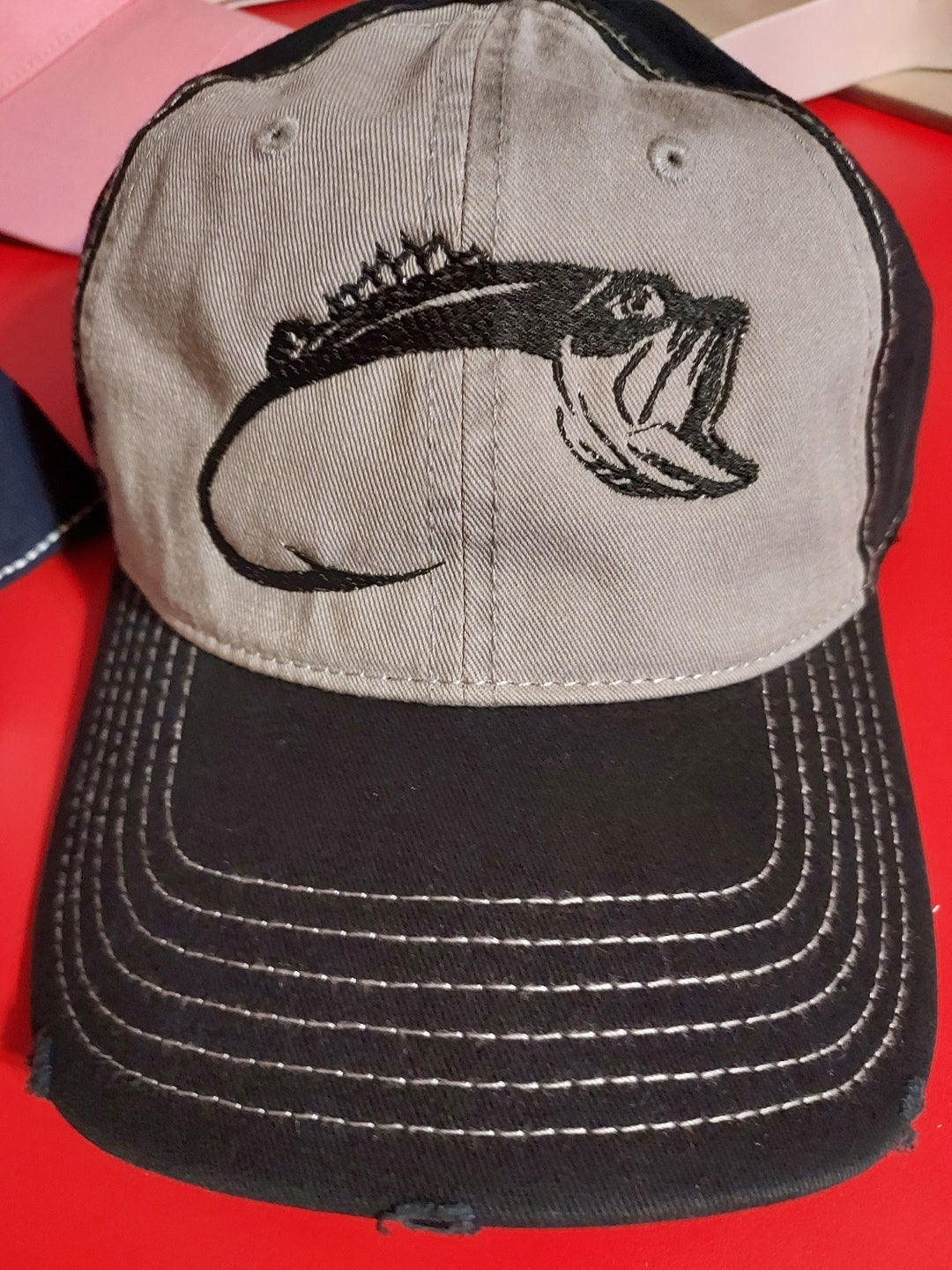 Bass Fish Fishing Cap - Etsy