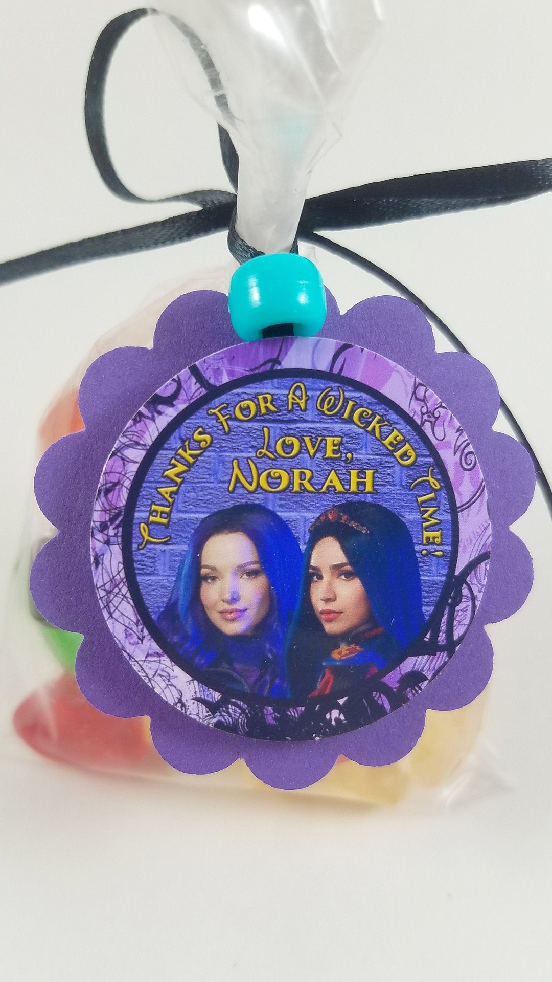 Personalized Disney's Descendants 3 Mal Evie Birthday Party Favor Bag ...