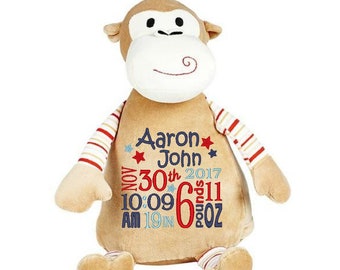 Graduation Monkey Plush - Etsy