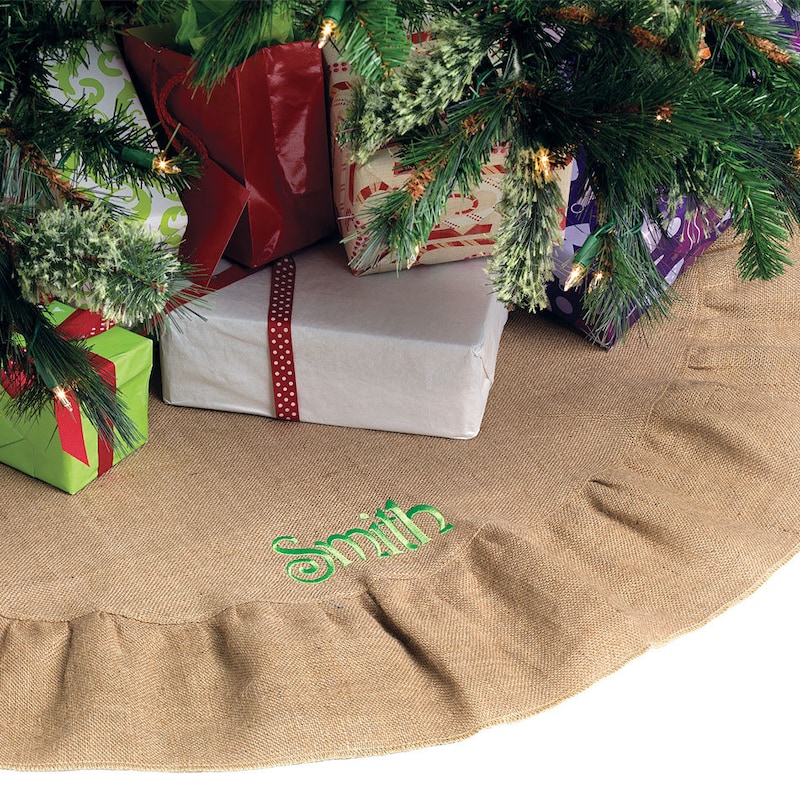 Burlap Tree Skirt - Etsy