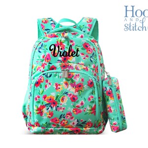 Kids Personalized Backpack Monogram Backpack Girls School - Etsy