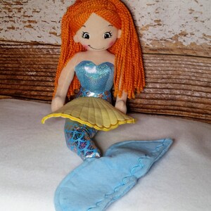 Personalized Mermaid Doll, Cubbies Rag Doll, Personalized Doll ...