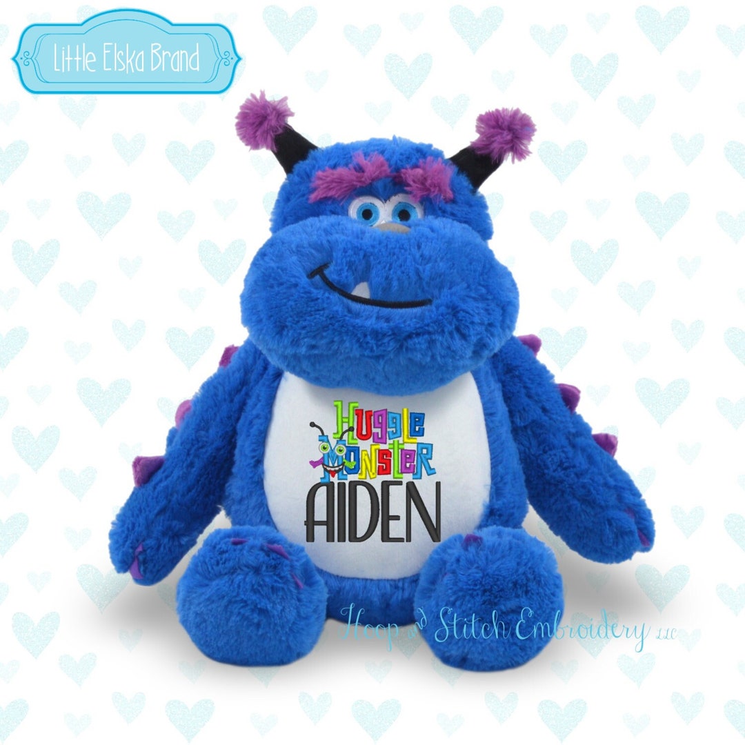 Monster Personalized Stuffie Plush Keepsake Birth, Irthday, Graduation ...