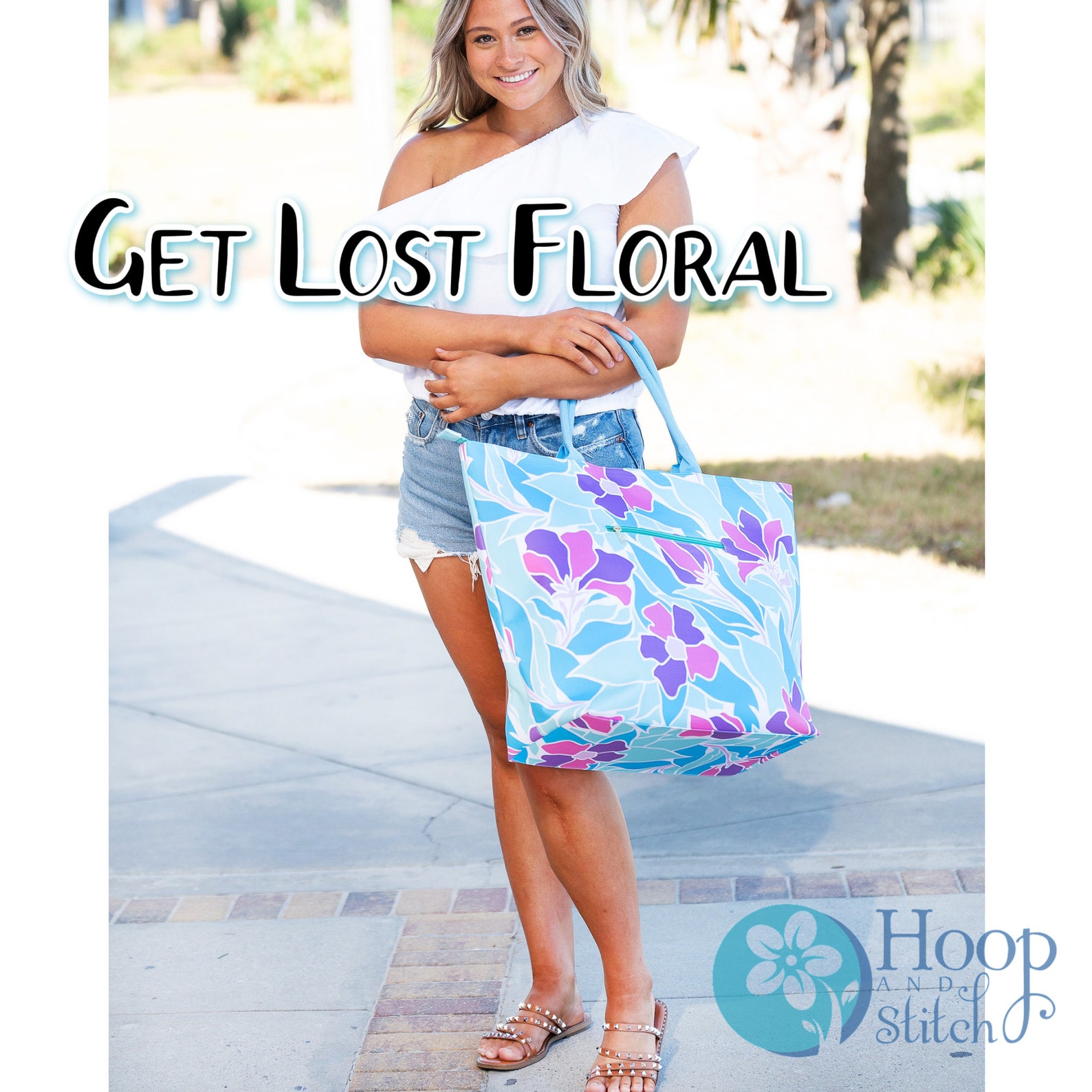 Beach Tote Viv & Lou® With Monogram, Monogram Beach Tote, Monogram ...