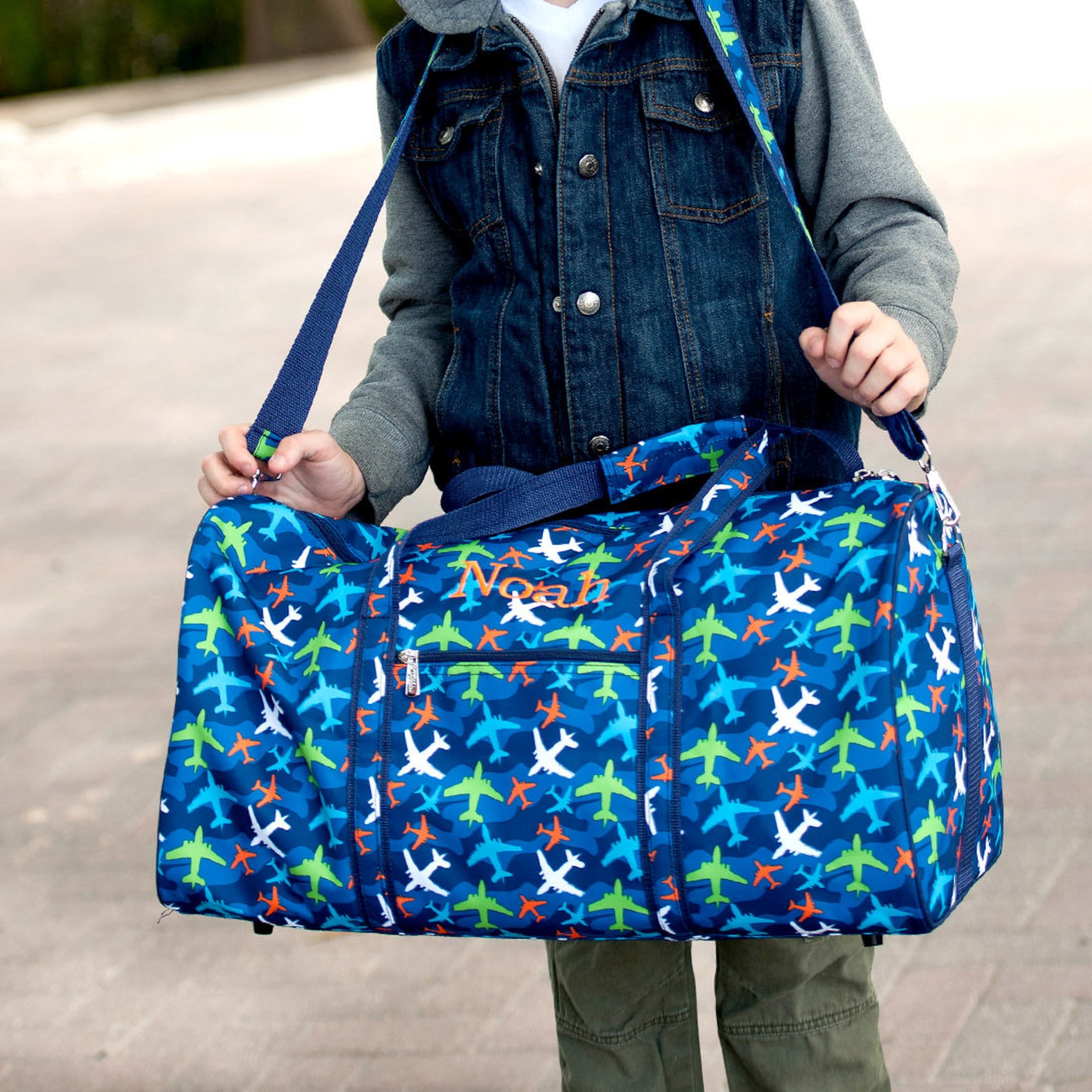Boys Duffel Bag With Monogram Monogram Duffel Bag - Etsy