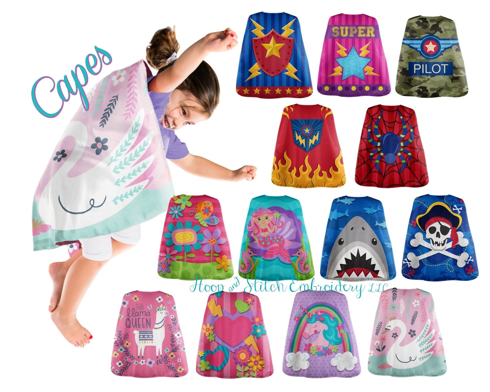 Kid's Cape Stephen Joseph®, Personalized Cape, Kids Play Cape, Stephen ...