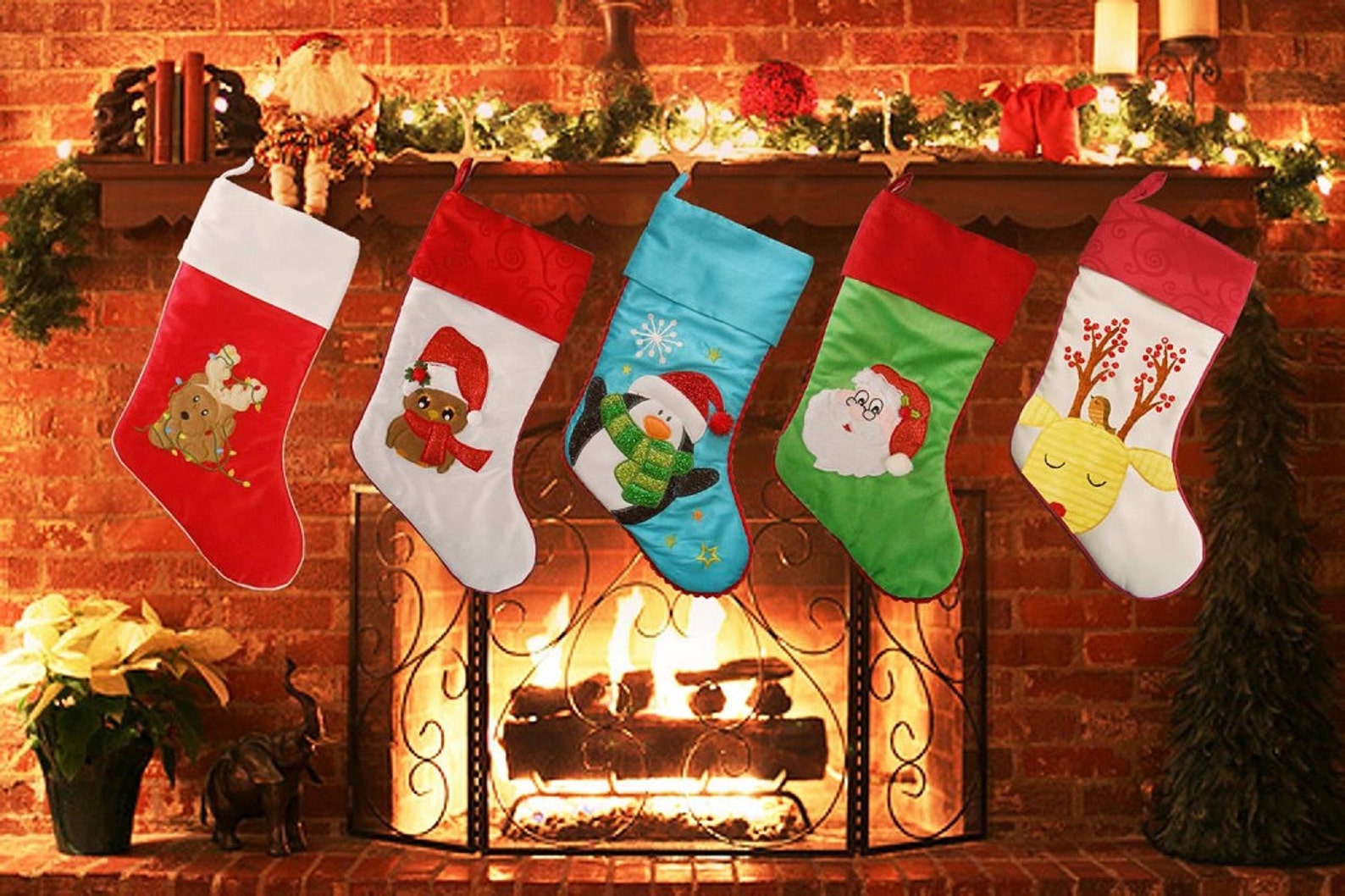 White Reindeer With Lights Monogram Cubbies Christmas - Etsy