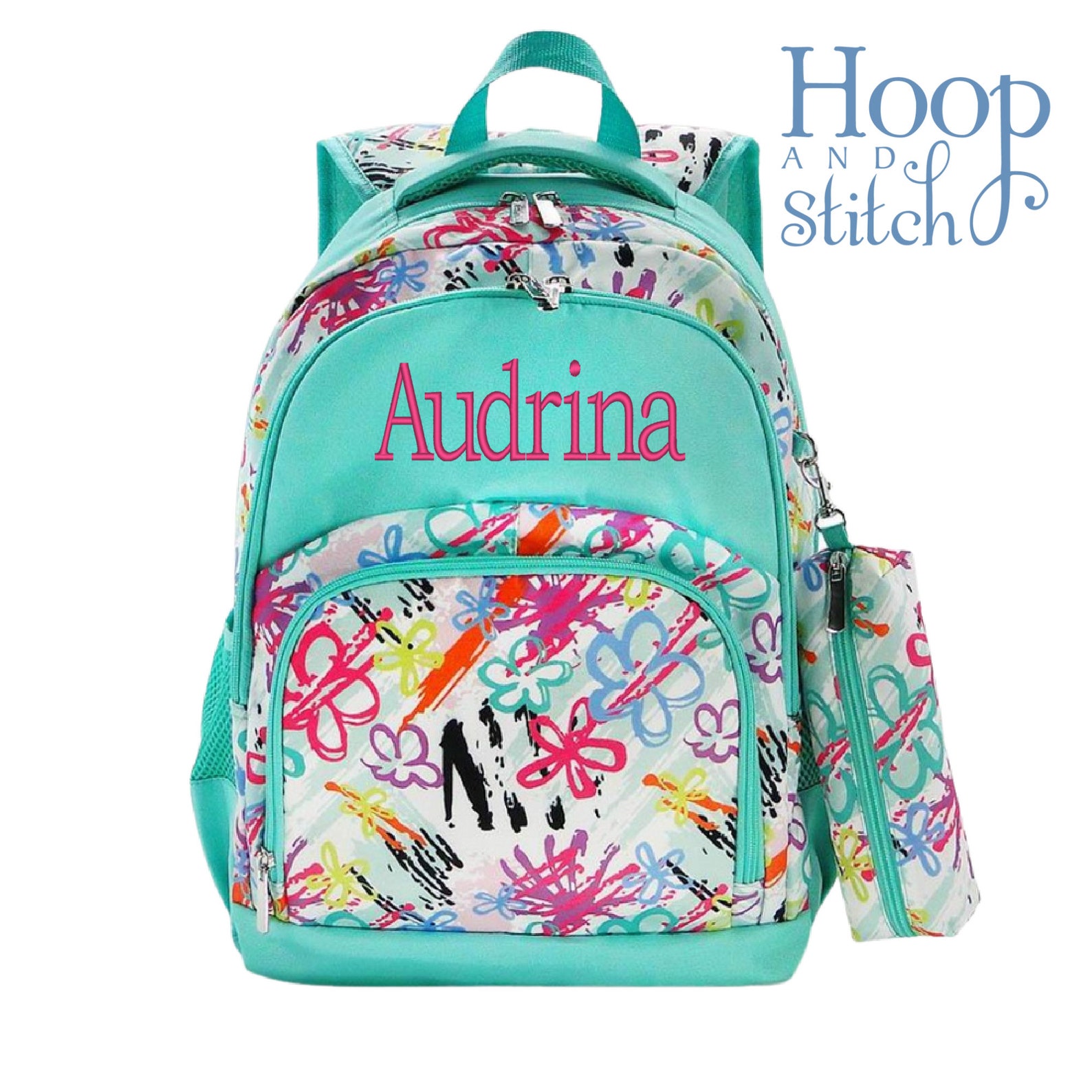 Kids Personalized Backpack Monogram Backpack Girls School - Etsy