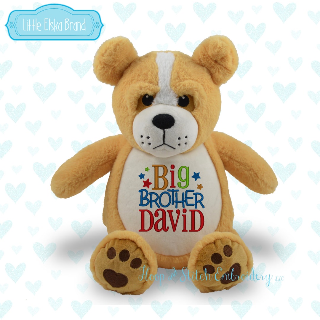 Dog Personalized Stuffie Plush Keepsake Birth, Birthday, Graduation ...