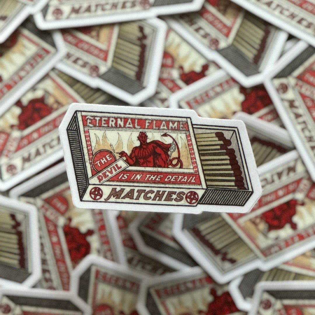 Matchbox Sticker - Etsy