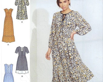 Simplicity Sewing Pattern S8872 Misses' Pullover Dress - Etsy