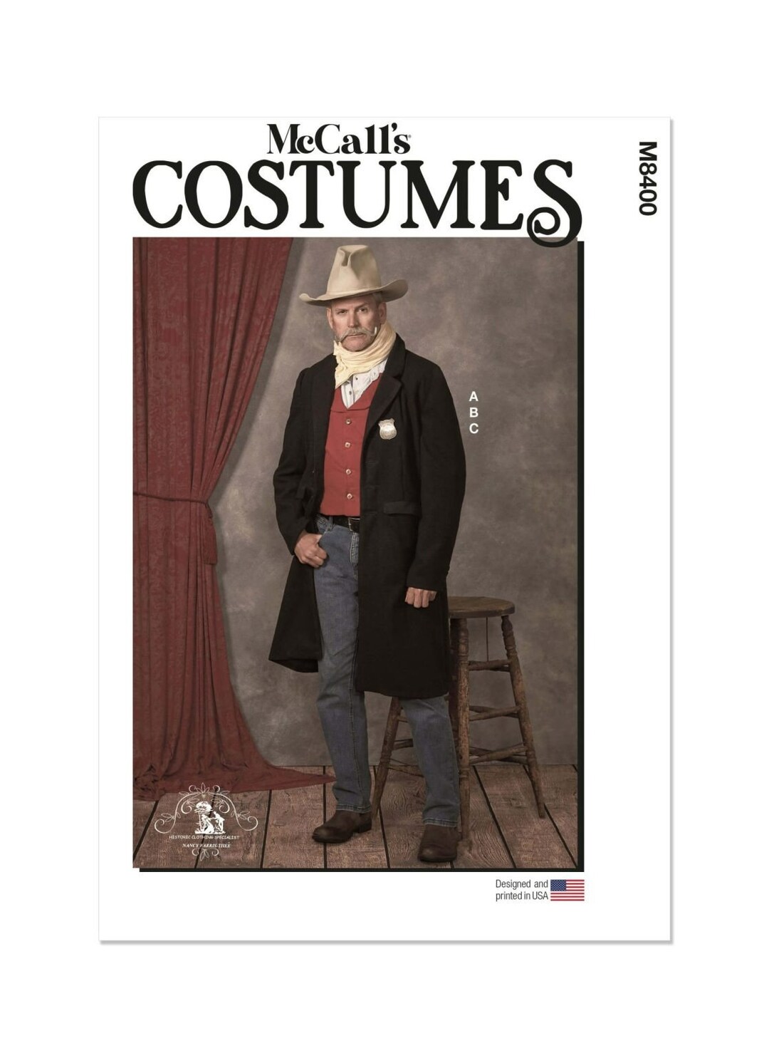 Men’s Western Costume, in the Style of Yellowstone, Sewing Pattern ...