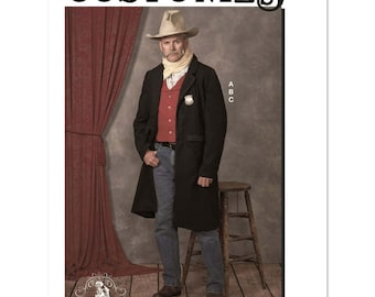 Men's COSTUME COATS With Built in Vests. Sewing Pattern Simplicity ...