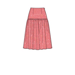 New Look N6676 Sewing Pattern Misses' SKIRTS With Waist Yoke & Hem ...