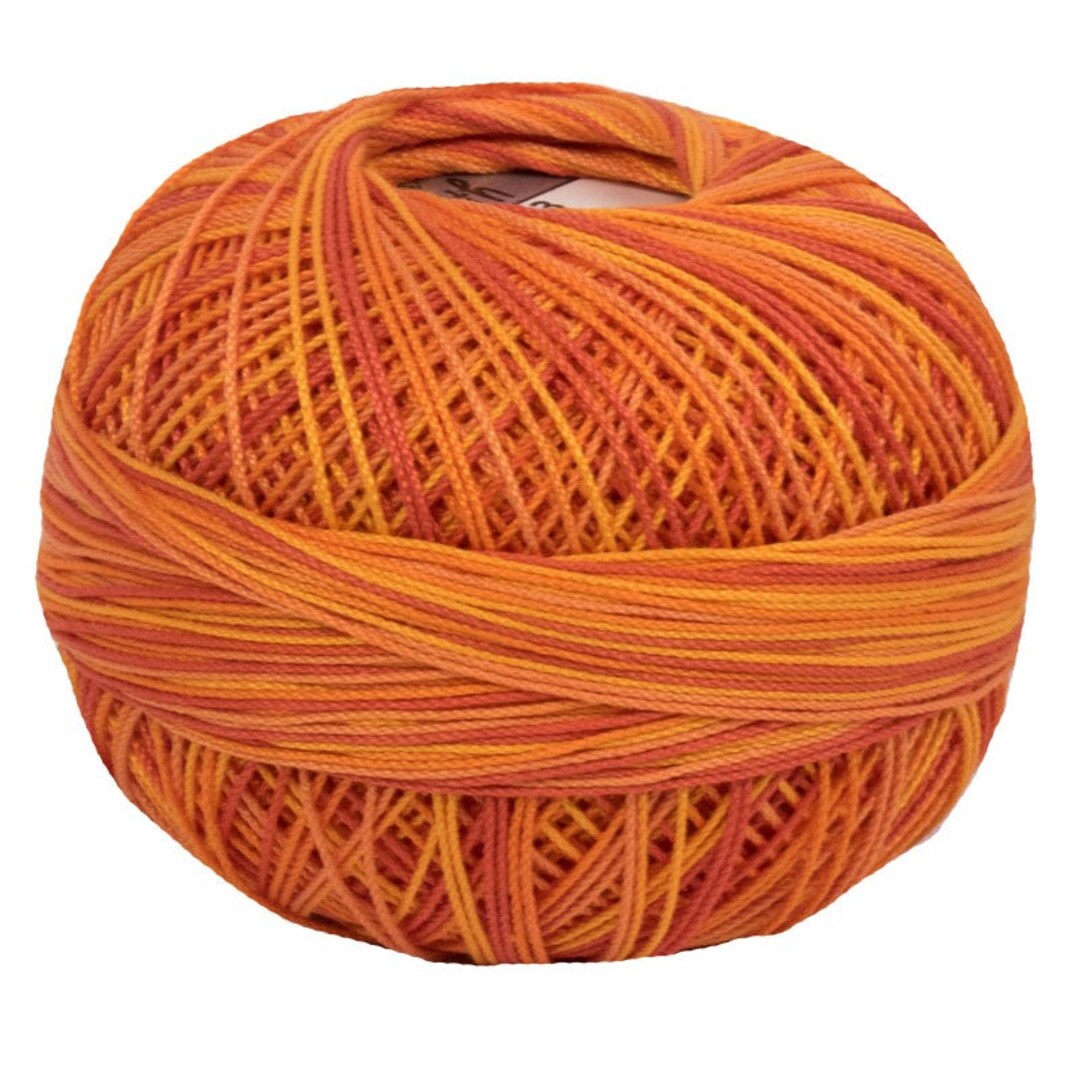 Lizbeth Tatting Thread, Orange Crush #20-183, Variegated, Size 20 - Etsy