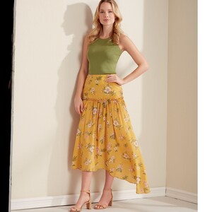New Look N6676 Sewing Pattern Misses' SKIRTS With Waist Yoke & Hem ...