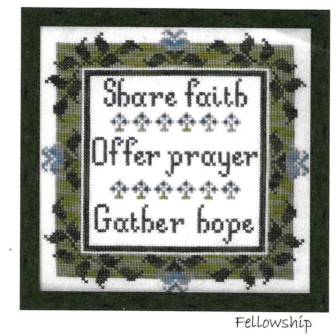 Fellowship Inspirational Christian Cross Stitch Pattern, My Big Toe ...