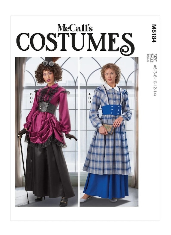 Misses' Costume Mccall's Sewing Pattern M8184 - Etsy