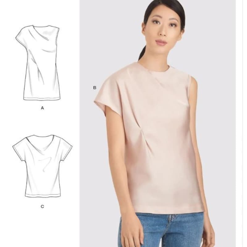 Draped Top Pattern - Etsy