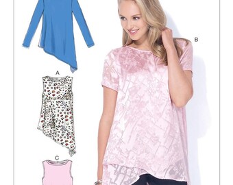 Misses' Elegant Draped TOPS, Simplicity Sewing Pattern S9783, Size 6-14 ...