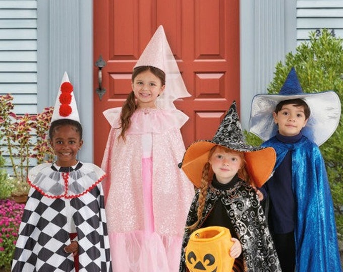 Cute Childs Capes and Hats Costume, Easy Sewing Patern, Simplicity ...