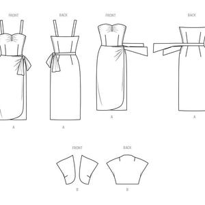 1950s Misses' Dress and Bolero Jacket, Reproduced Sewing Pattern ...