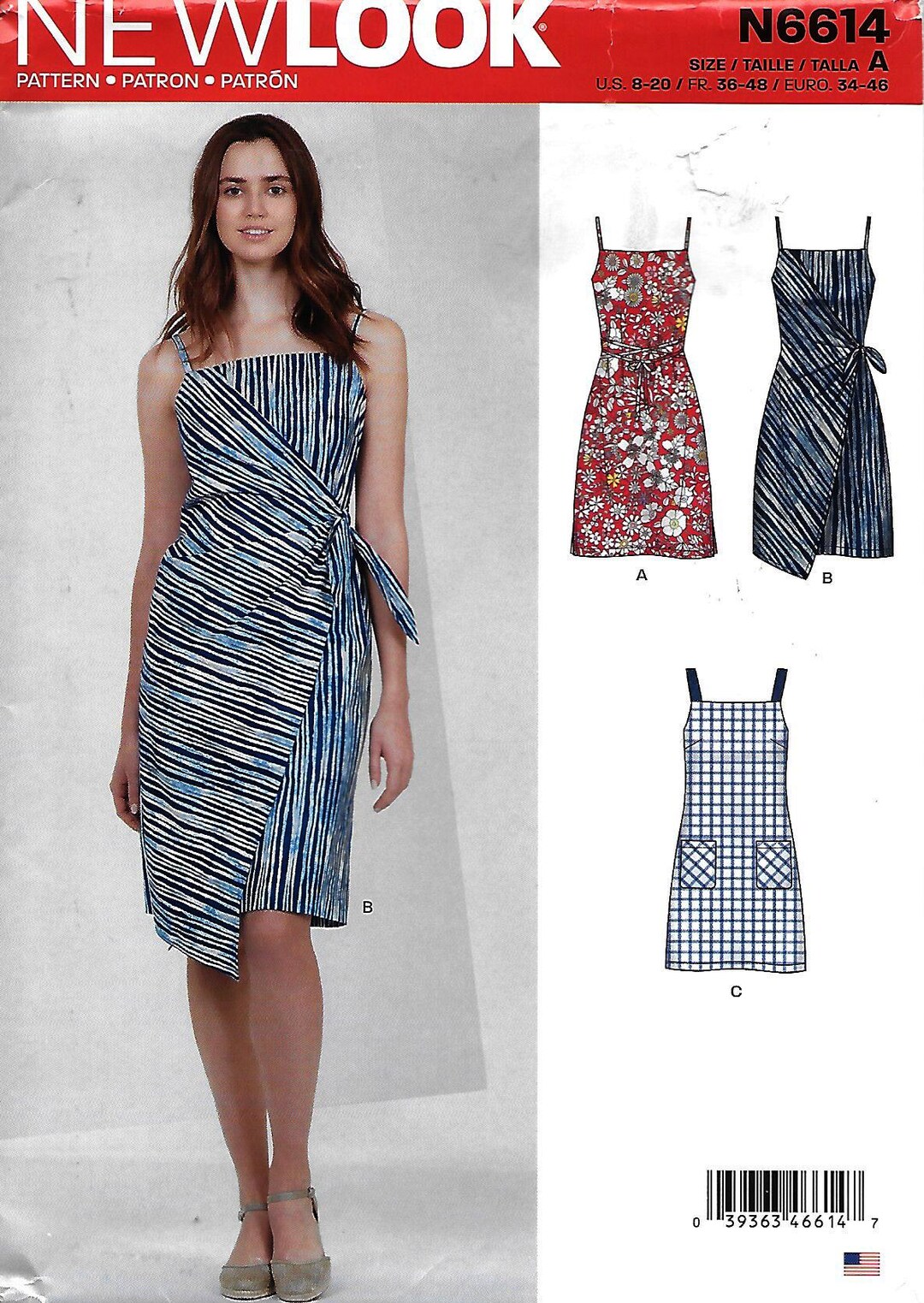 Misses’ DRESSES, Sewing Pattern, New Look N6614, Size 8-20, New Uncut ...