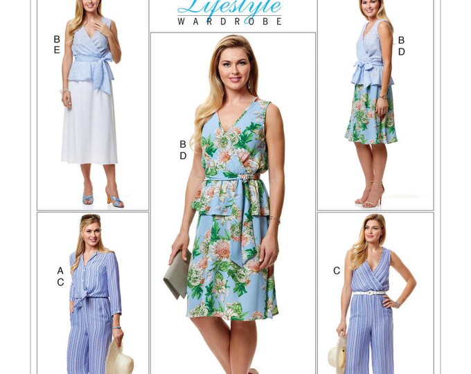 Fit-and-flare, Empire-waist Dresses, Sewing Pattern, Butterick B6448 ...