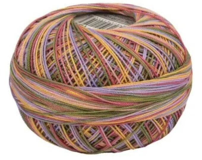 WILDFLOWER GARDEN, Variegated Lizbeth Thread, Size 20, #20-154 - Etsy