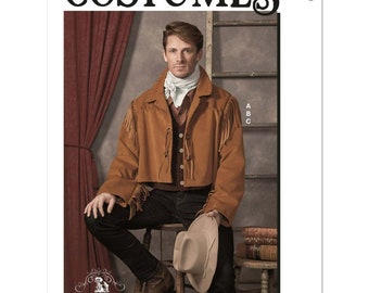 Men's COSTUME COATS With Built in Vests. Sewing Pattern Simplicity ...