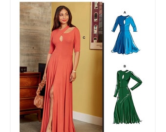 Fit-and-flare, Empire-waist Dresses, Sewing Pattern, Butterick B6448 ...