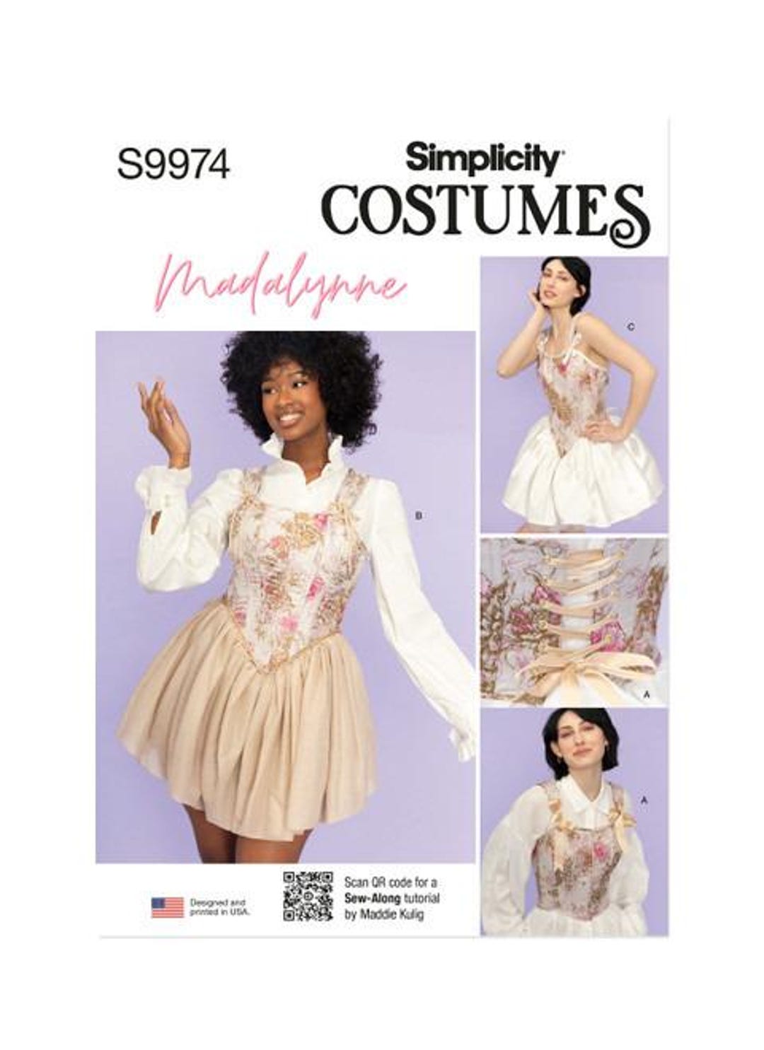 Simplicity Sewing Pattern S9974 Misses’ CORSETS by Madalynne Intimates ...