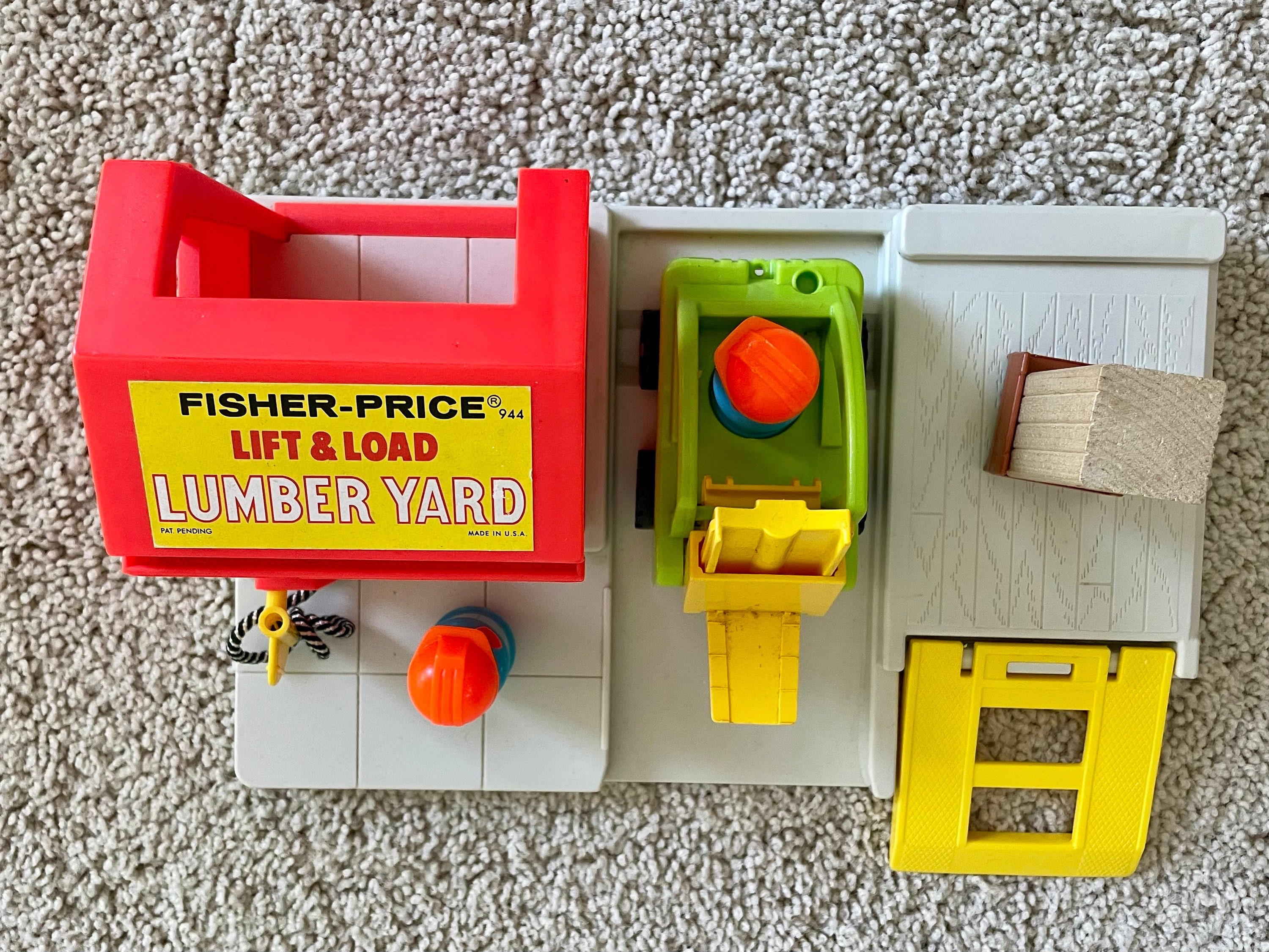 Fisher Price Lift and Load Lumber Yard 944 - Etsy