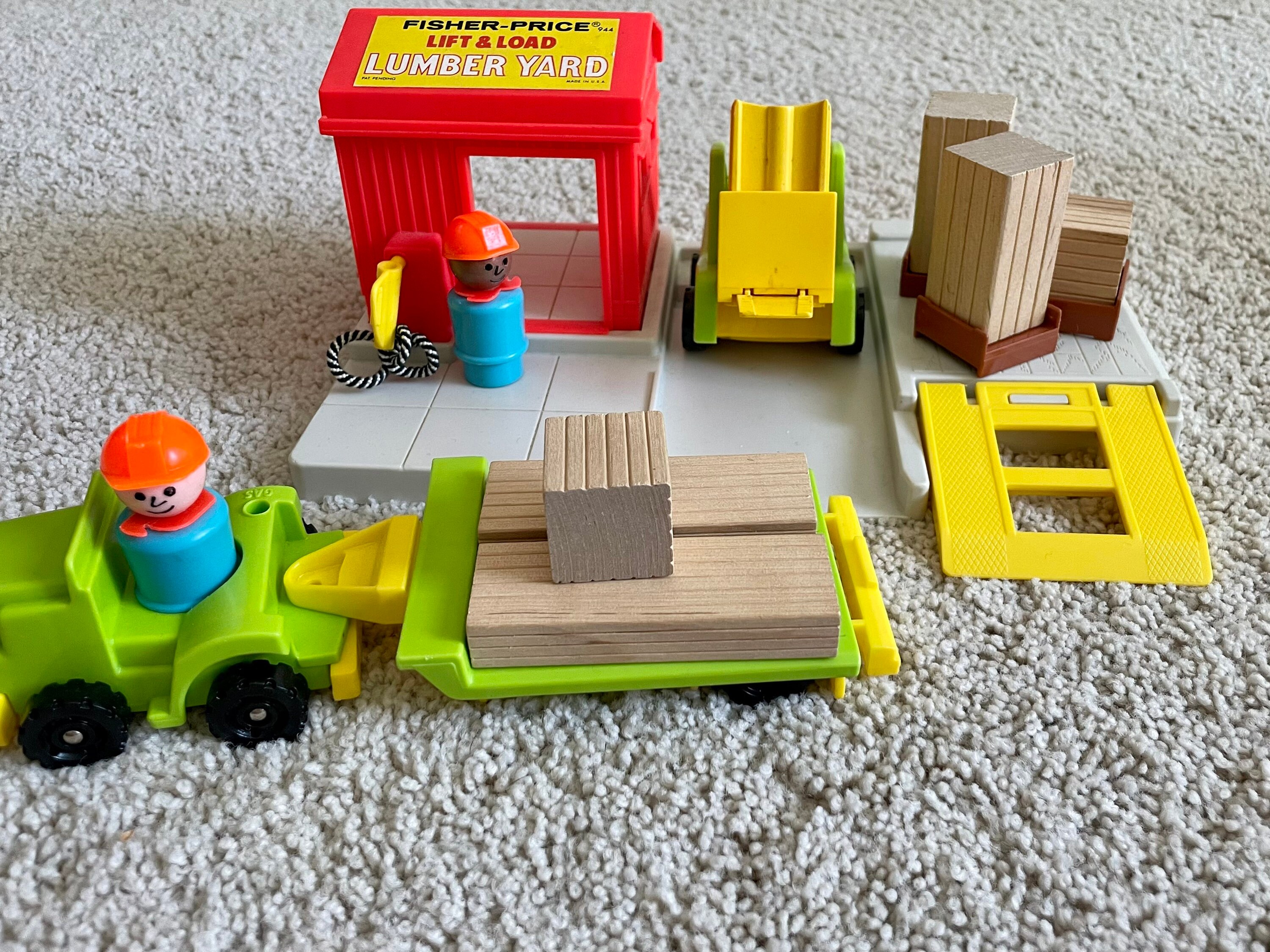 Fisher Price Lift and Load Lumber Yard 944 - Etsy