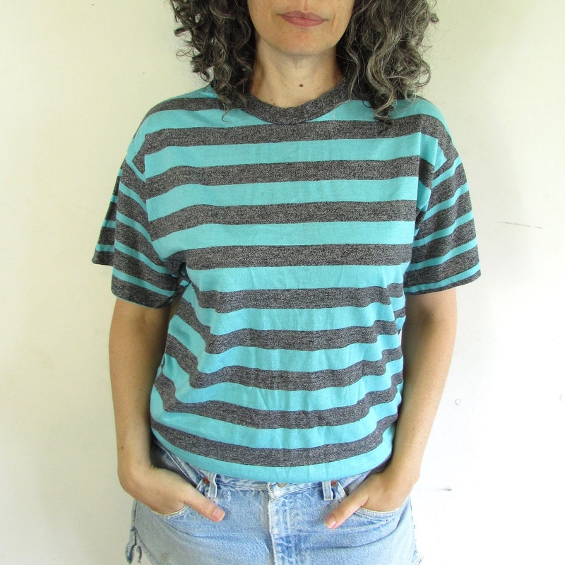 Striped Shirt 90s - Etsy