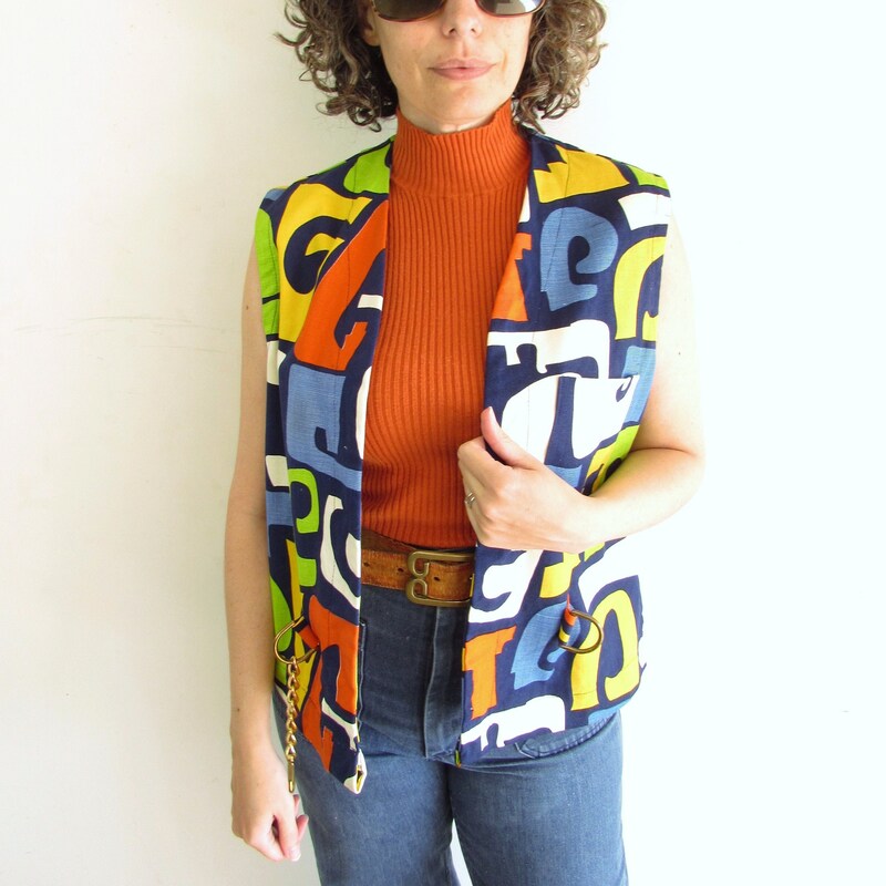 1960s Vest - Etsy