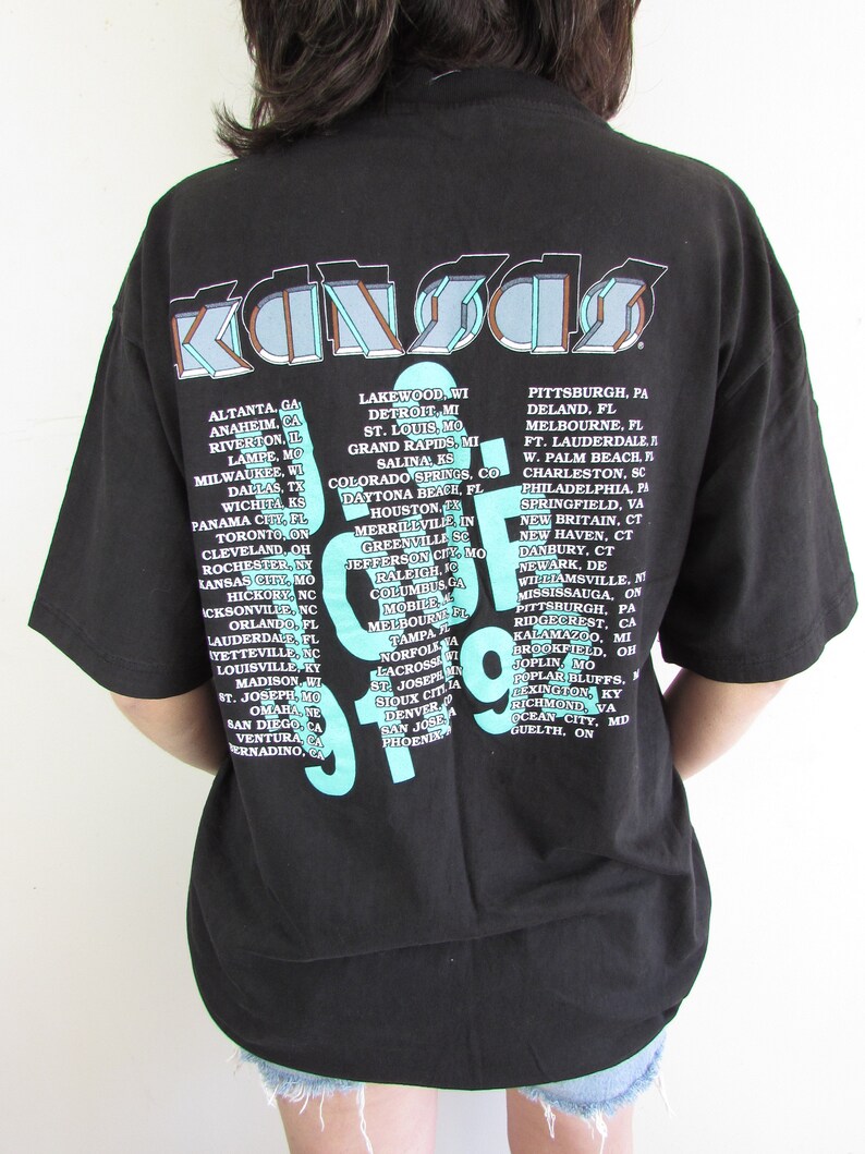 Vintage Kansas Band T Shirt 1991 1992 US Tour Concert Rock and - Etsy