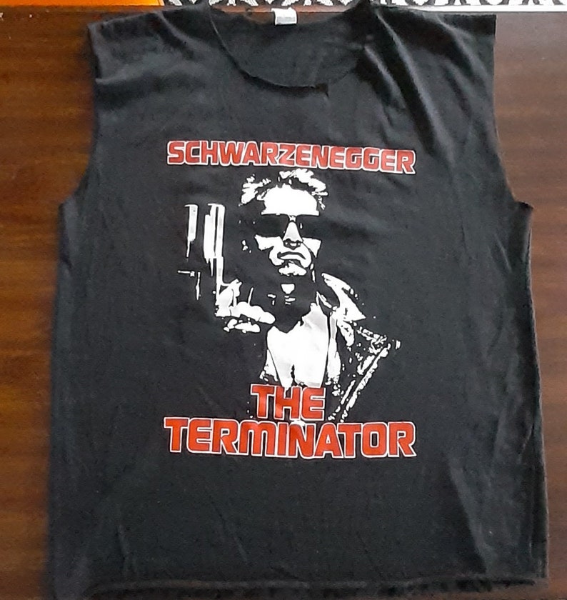 Vintage 80s Arnold Schwarzenegger Terminator Thorn EMI Video Movie ...