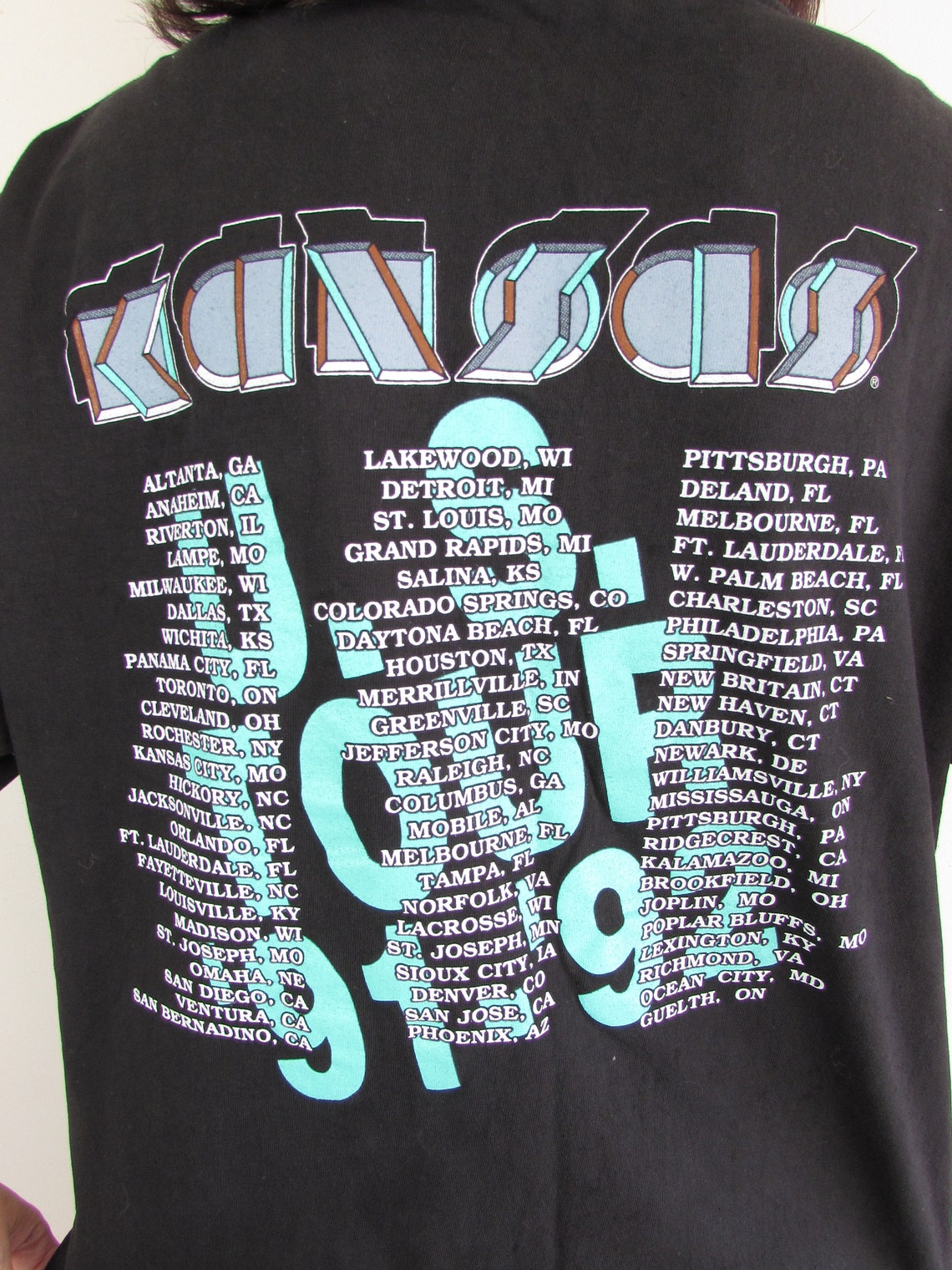 Vintage Kansas Band T Shirt 1991 1992 US Tour Concert Rock and - Etsy