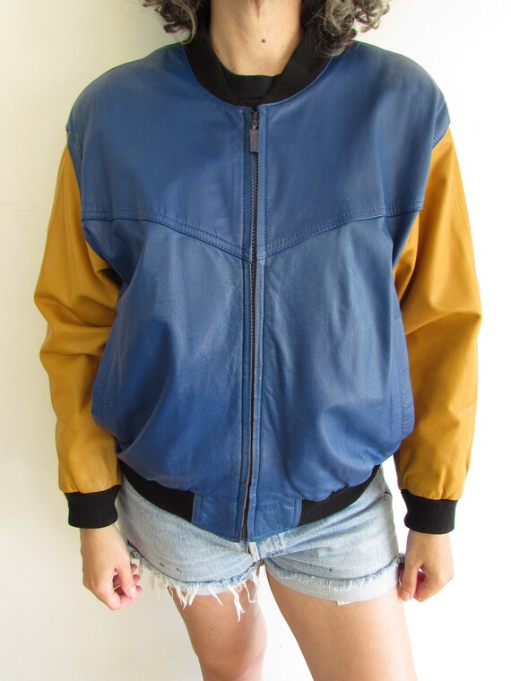 Vintage Eagle Bomber Jacket 1980s Pinky Brown German … - Gem